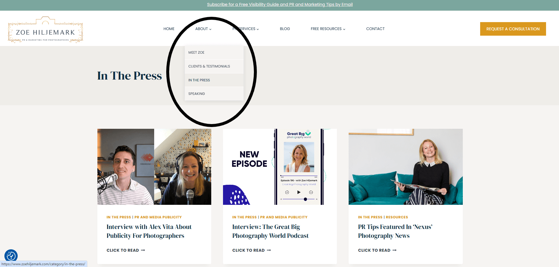Five Reasons To Add A Press Page To Your Photography Website